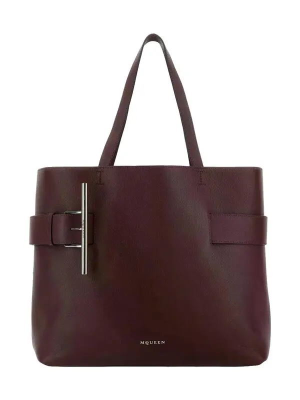 Alexander McQueen T-bar Tote Bag - Brown