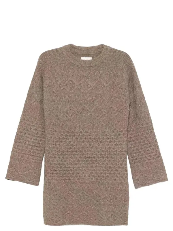 Loulou De Saison Pelagia Mini Dress - Neutrals