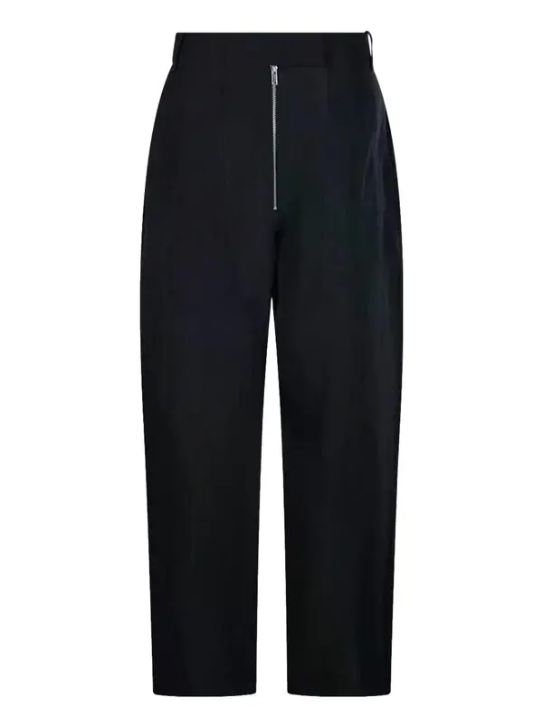 Studio Nicholson Wool-linen Trousers - Blue