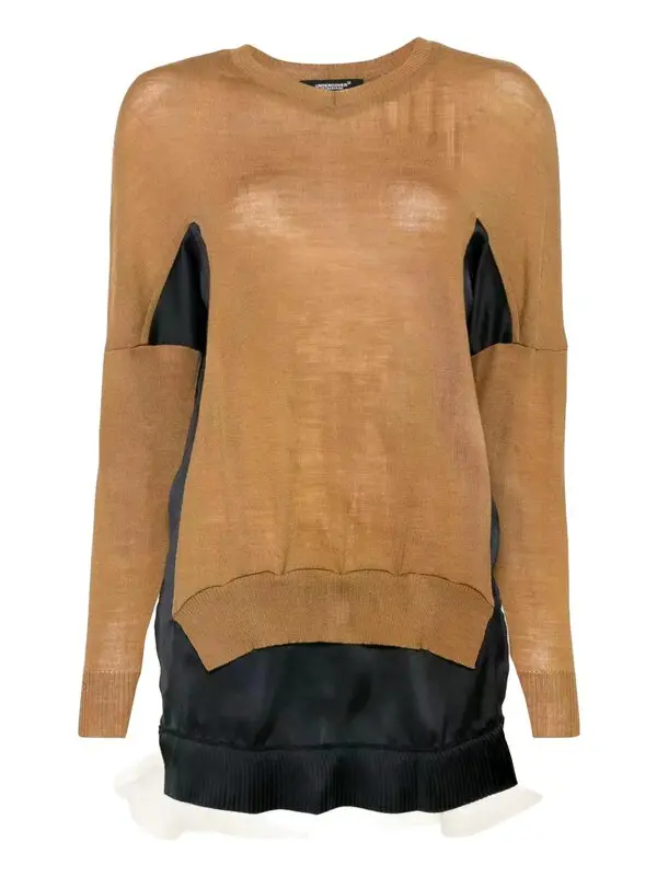 Undercover Paneled Jumper - Brown