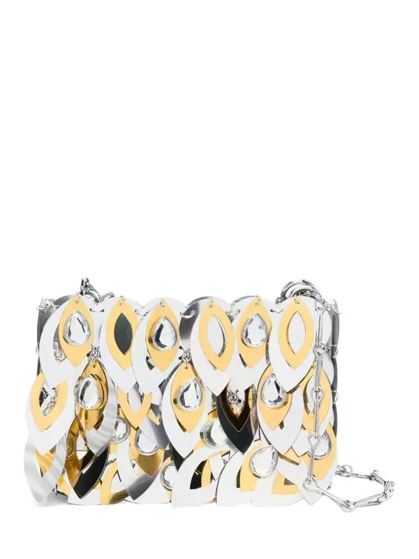 Rabanne Nano Teardrop Shoulder Bag - Silver
