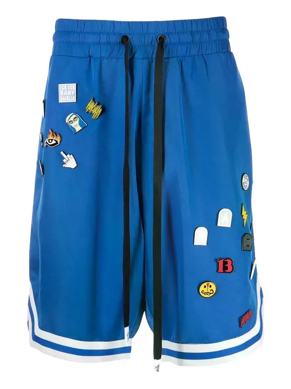 HACULLA. Mixed-pins Basketball Track Shorts - Blue