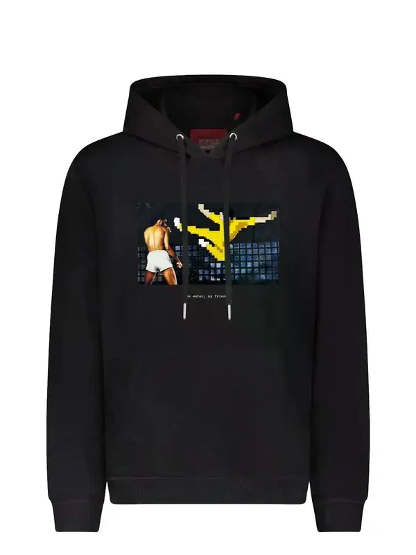 MOSTLY HEARD RARELY SEEN 8-BIT Be Water My Friend Hoodie - Black