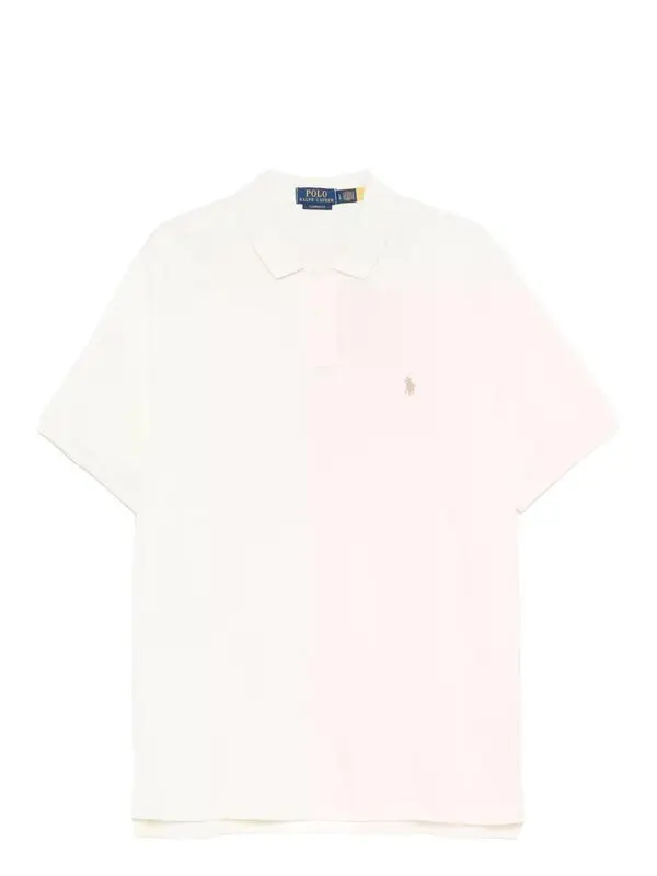 Polo Ralph Lauren Polo Pony-embroidered Polo Shirt - Neutrals