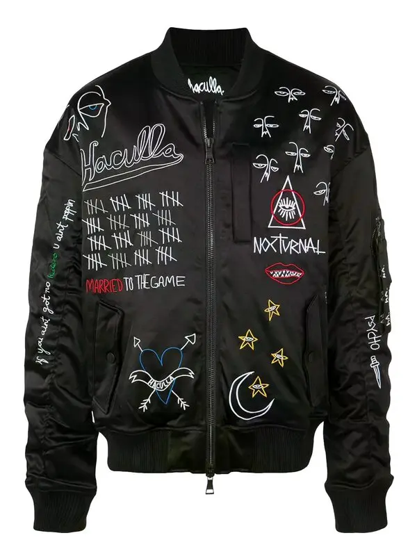 HACULLA. Nocturnal Bomber Jacket - Black