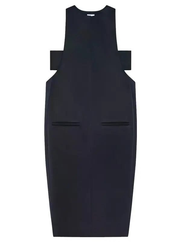COURREGES Scuba Midi Dress - Blue