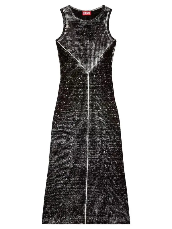 DIESEL® Maxi M-rab Dress - Black