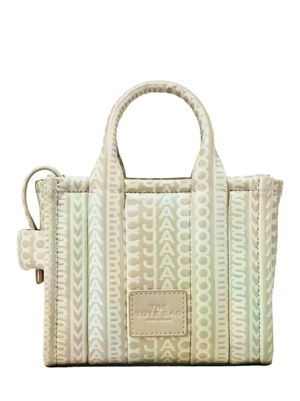 Marc Jacobs The Monogram Leather Crossbody Tote Bag - Neutrals