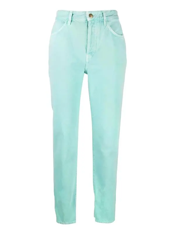 WASHINGTON DEE-CEE Logo-patch Straight-leg Jeans - Blue