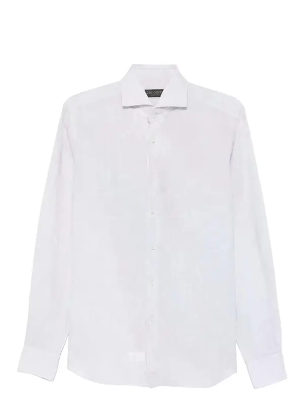 DELL'OGLIO Linen Shirt - Grey