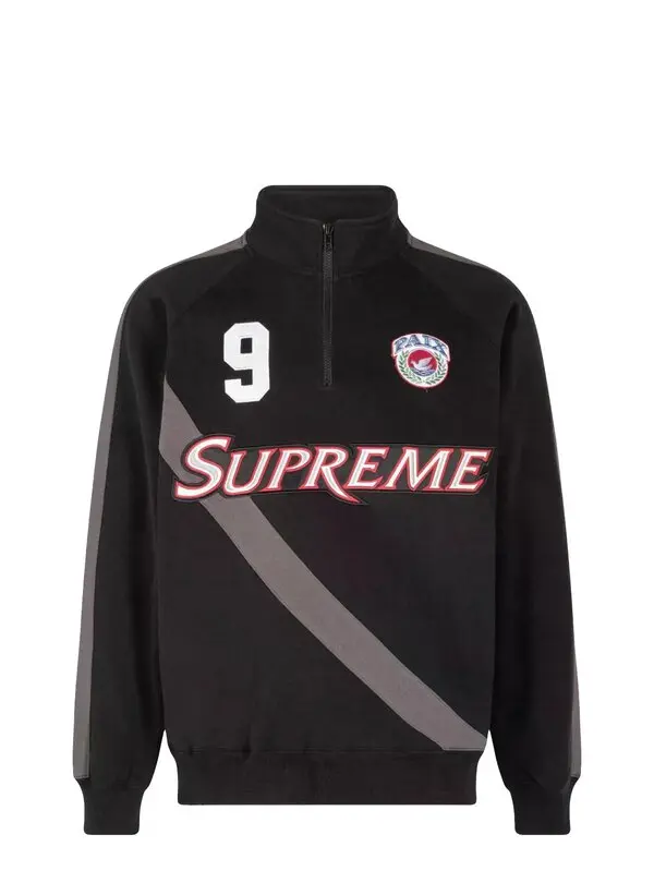 Supreme Logo-appliquéd Sweatshirt - Black