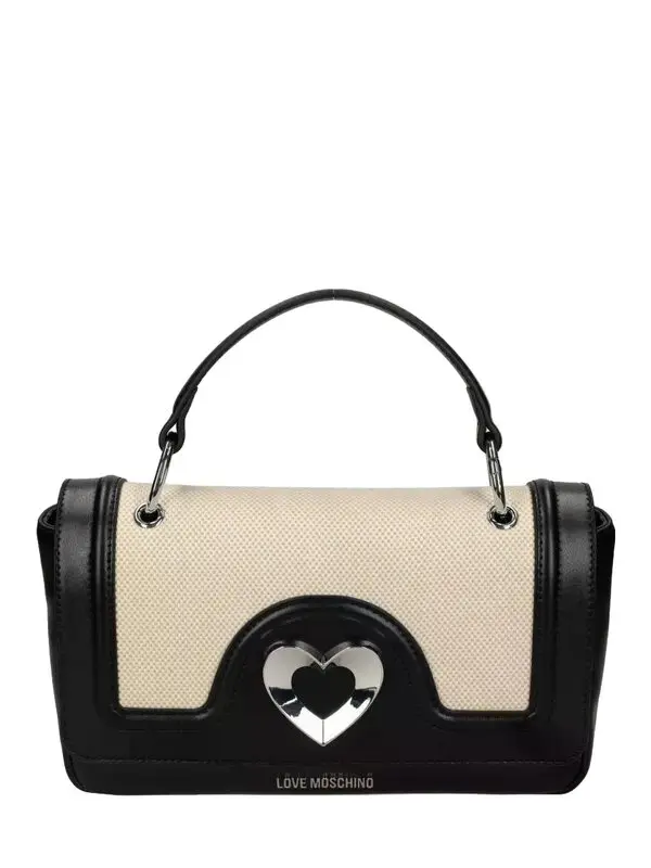 Moschino Two-tone Tote Bag - Black