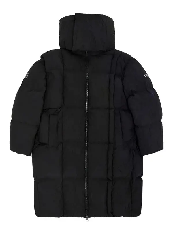 MAISON MARGIELA X Chen Peng Detachable-hood Puffer Coat - Black