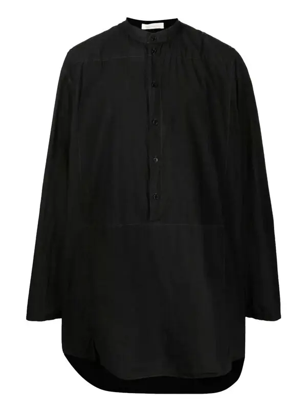 NICOLAS ANDREAS TARALIS Cotton Shirt - Black