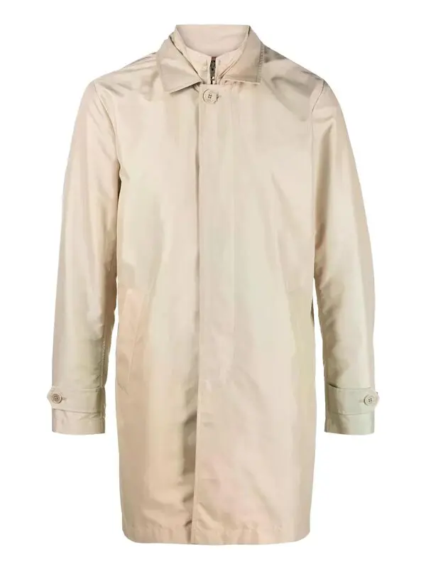 FAY Layered Raincoat - Neutrals