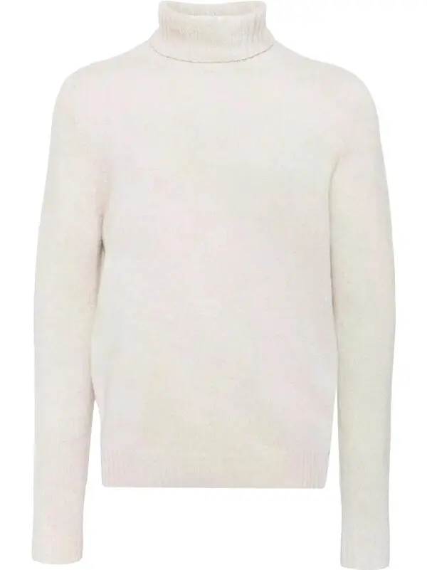 John Smedley Roll-neck Jumper - Neutrals