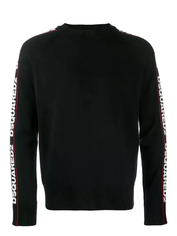 Dsquared2 Side Logo Band Jumper - Black