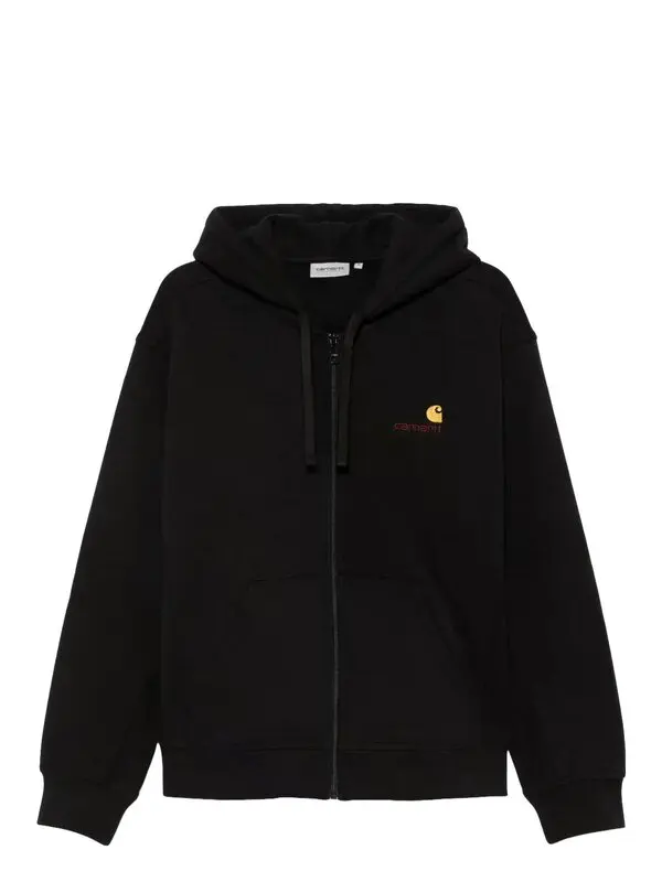 Carhartt Work In Progress American Script Hoodie - Black