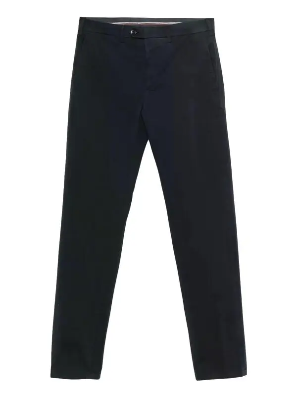 Canali Stretch-cotton Chinos - Blue