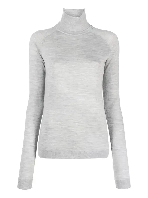 ARMARIUM Roll-neck Fine-knit Jumper - Grey