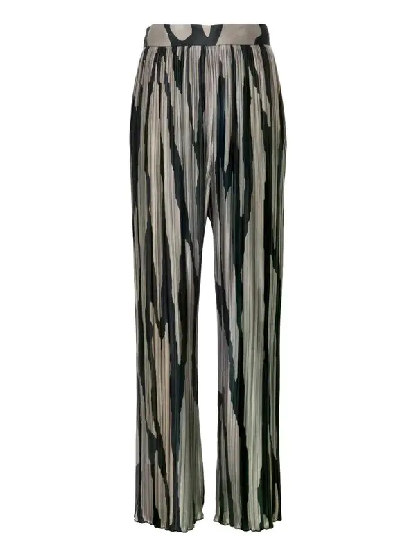 LANVIN Abstract-print Trousers - Grey