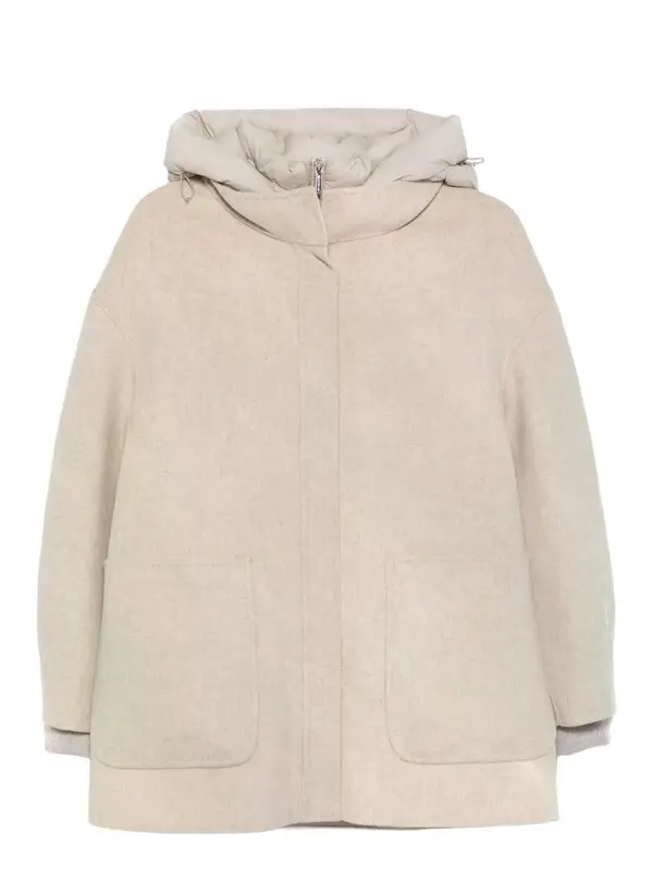 MOORER Natisha Puffer Jacket - Neutrals