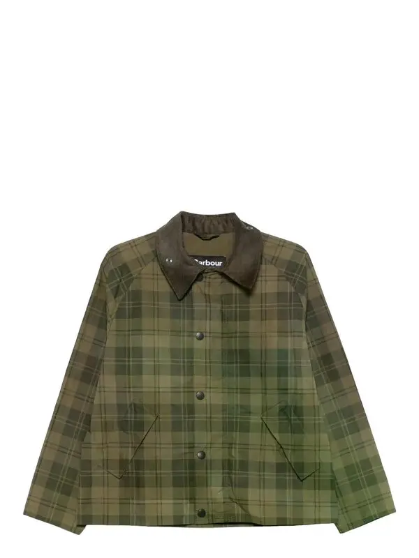 Barbour Transport Check Jacket - Green