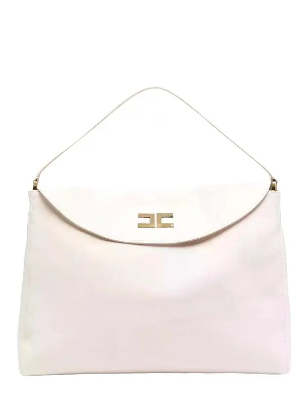 Elisabetta Franchi Large Souple Shoulder Bag - Neutrals