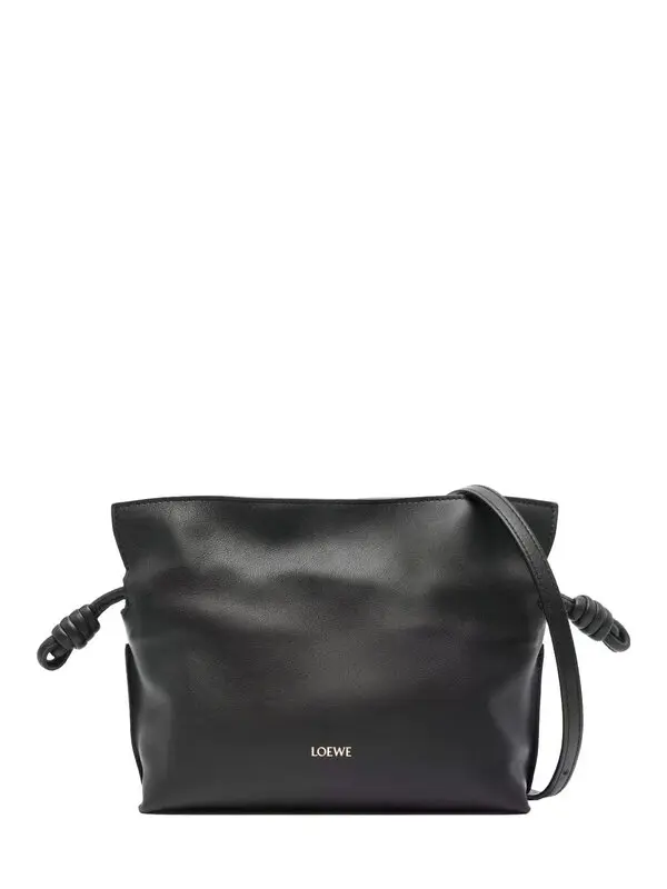 Loewe Mini Flamenco Clutch Bag - Black