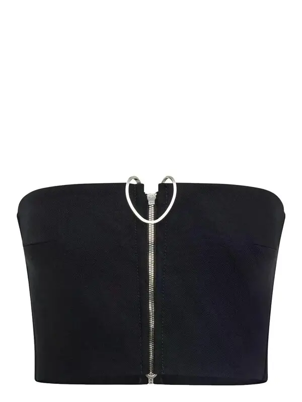 DION LEE Mobius Bandeau Top - Black