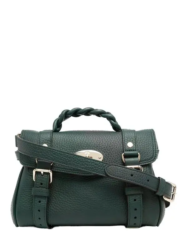 Mulberry Mini Alexa Heavy-grain Satchel Bag - Green