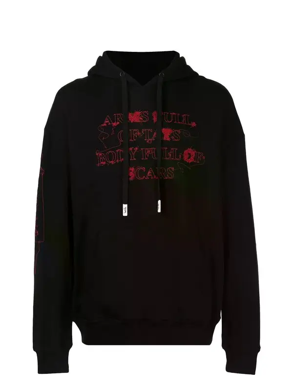 HACULLA. Arms Full Of Tats Hoodie - Black