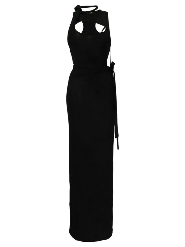 Ottolinger Lace-up Detailing Dress - Black