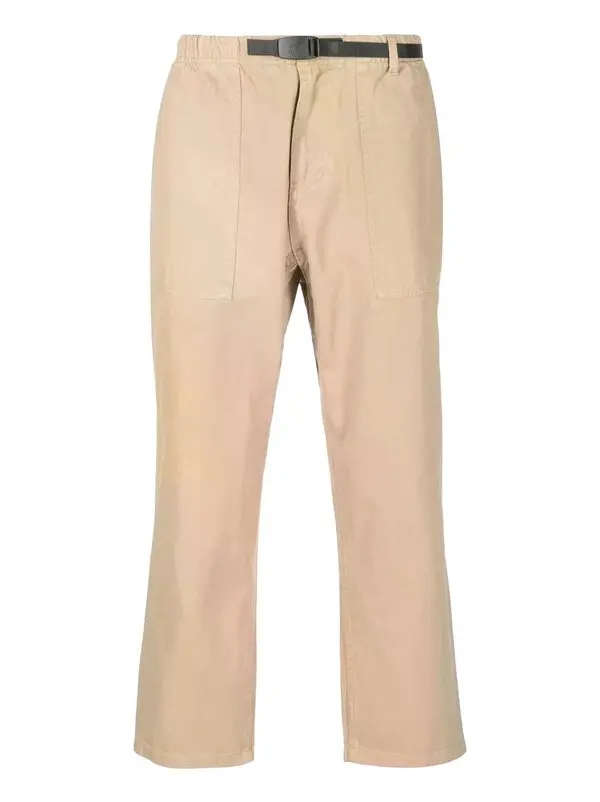 Gramicci Belted-waist Cropped Trousers - Neutrals