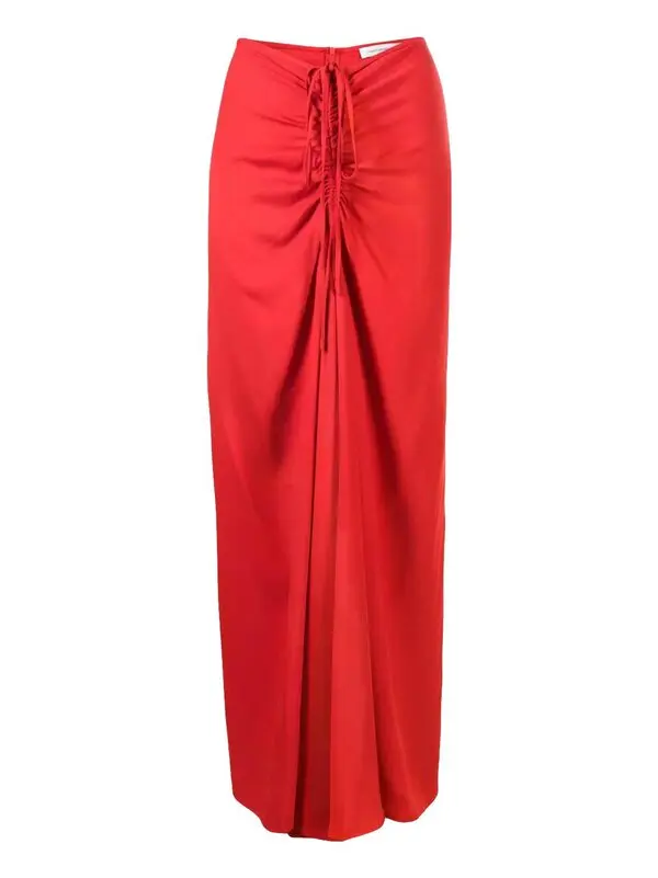 Christopher Esber High-waist Draped Skirt - Red
