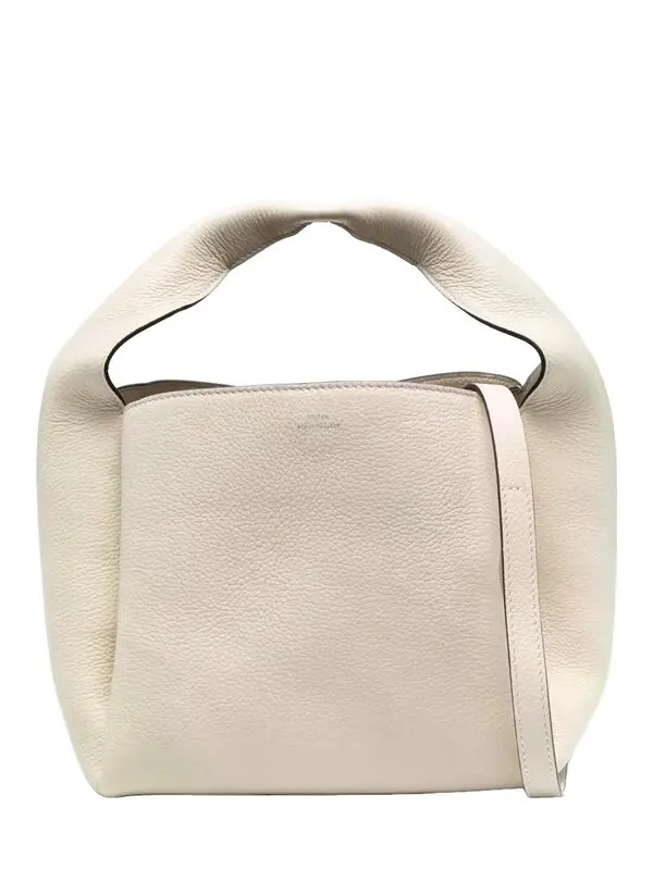 TOTEME Leather Bucket Bag - White