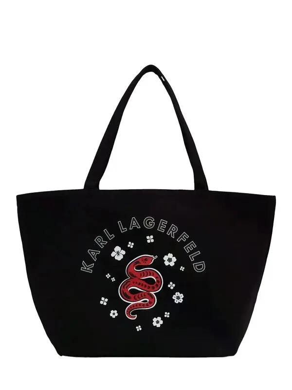 Karl Lagerfeld Lunar New Year Tote Bag - Black