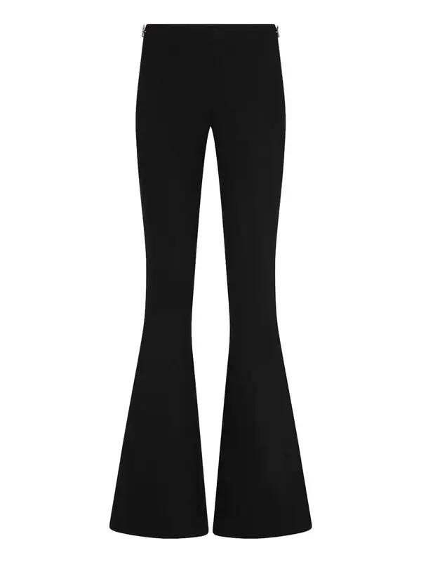 Dsquared2 Logo-plaque Flared Trousers - Black