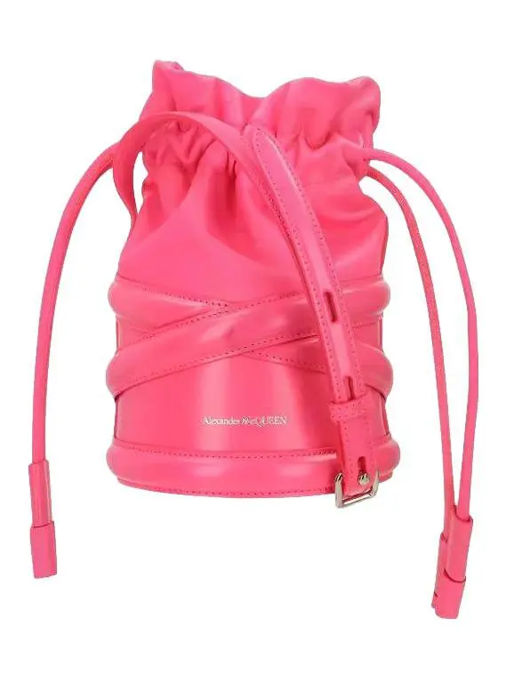 Alexander McQueen The Soft Curve Bucket Bag - Pink