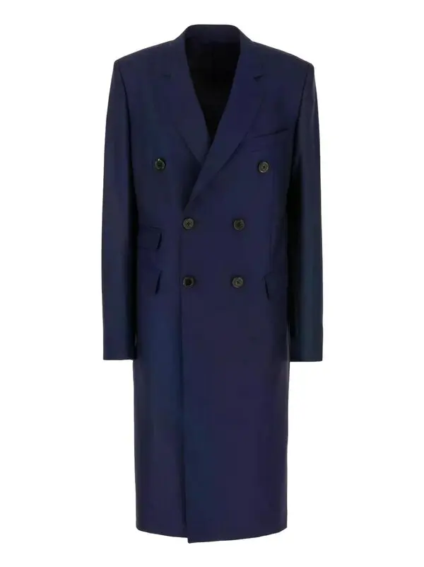 ARMARIUM Nathan Double-breasted Coat - Blue