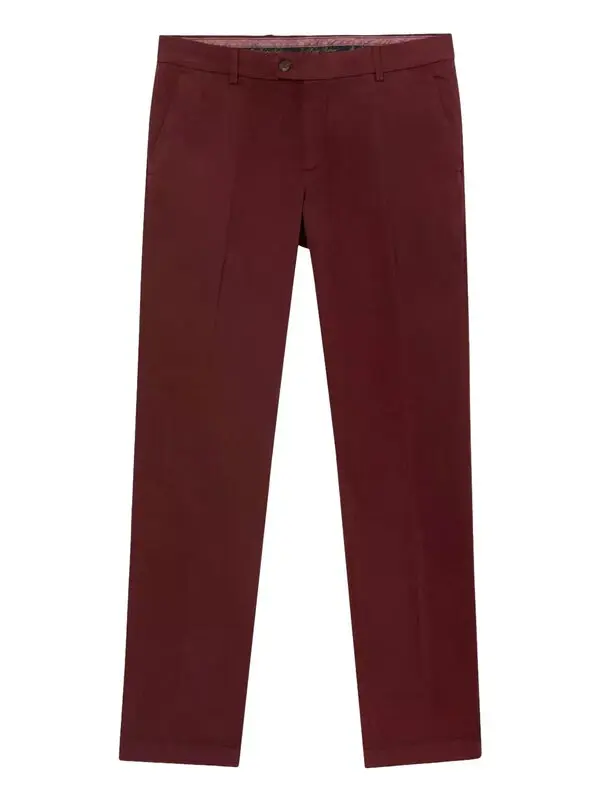 Brooks Brothers Slim-cut Cotton Chinos - Red