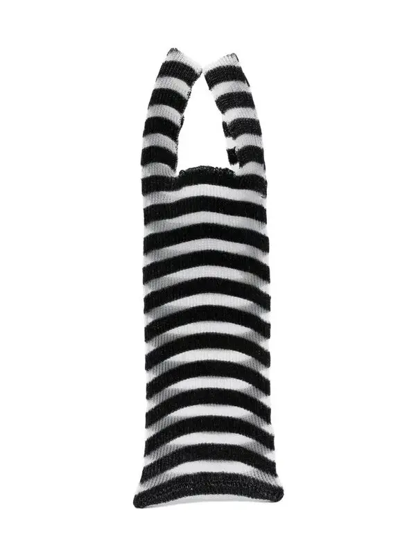 A. ROEGE HOVE Ivy Striped Tote Bag - Black