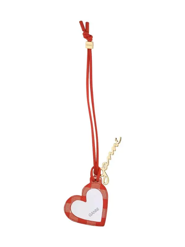 GANNI Bou Heart Mirror - Red