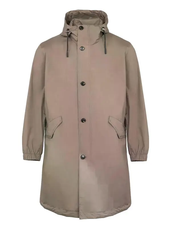 YVES SALOMON Waterproof Parka - Brown