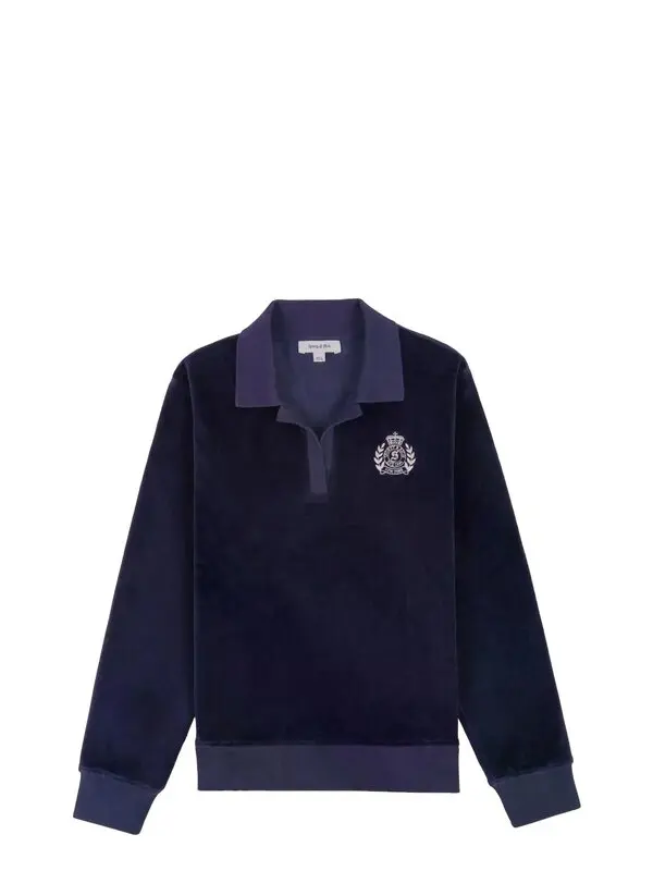 SPORTY & RICH Ny Crest Sweatshirt - Blue
