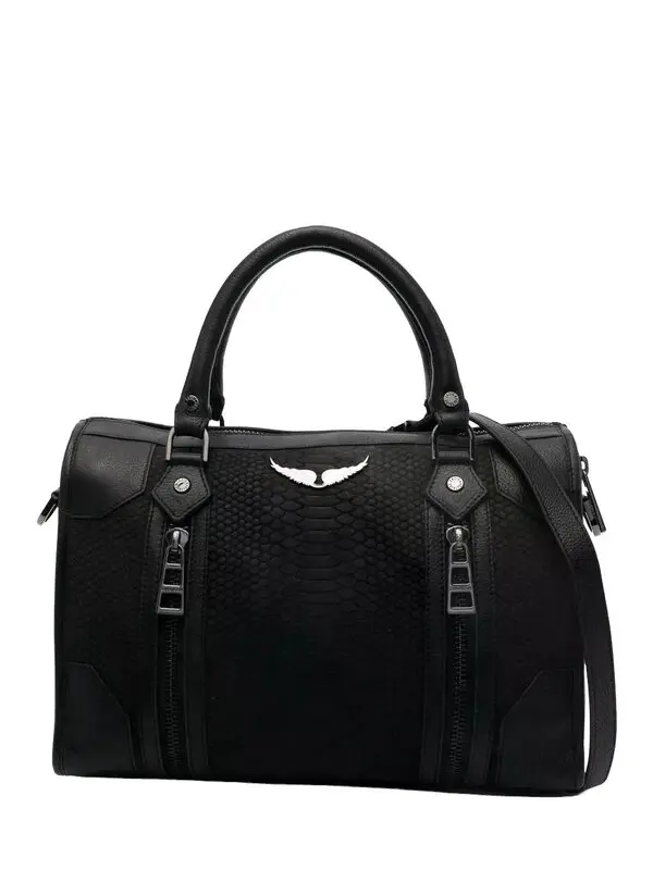 Zadig&Voltaire Snakeskin-effect Tote Bag - Black