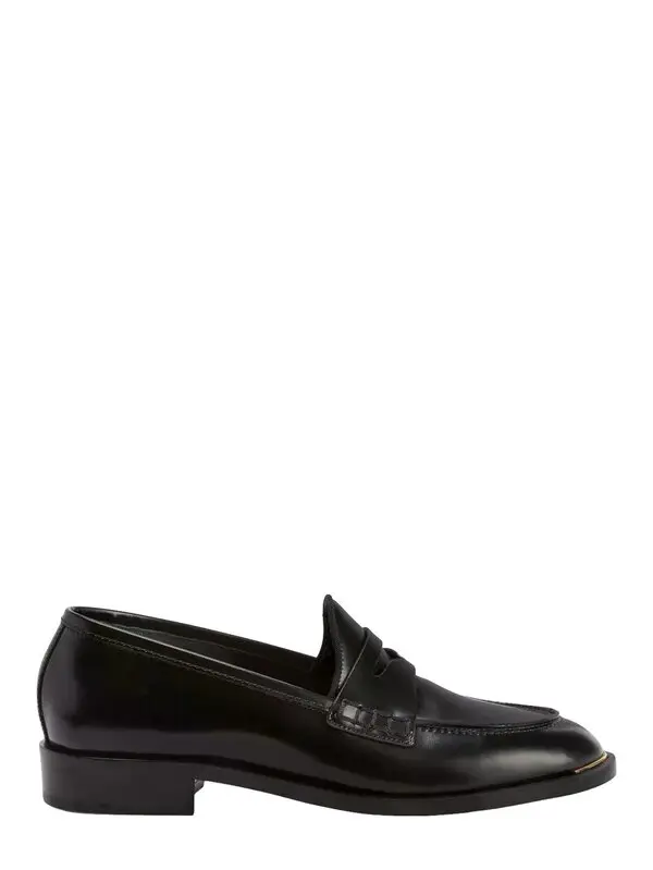 GIUSEPPE ZANOTTI Faridha Leather Loafers - Black
