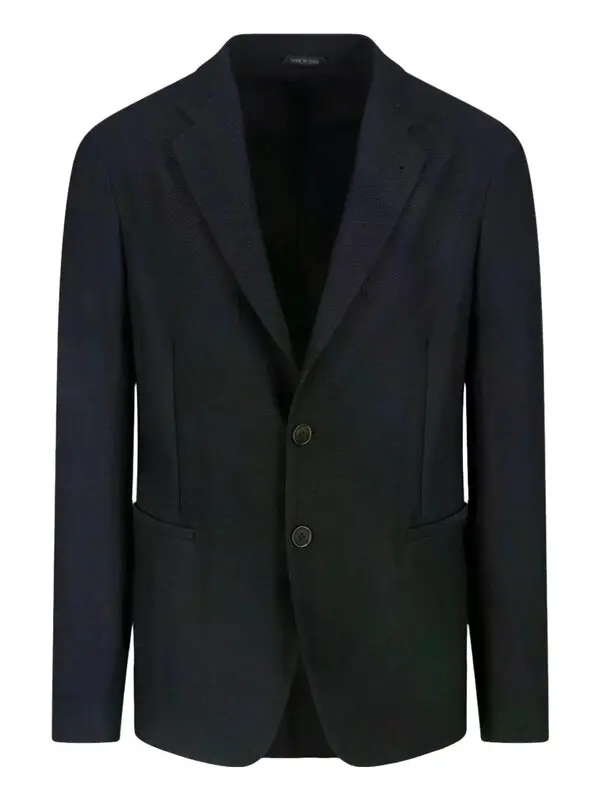 Giorgio Armani Single-breasted Blazer - Black
