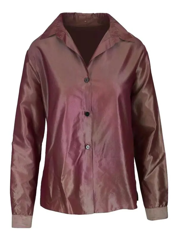 PETER COHEN Silk Shirt - Red