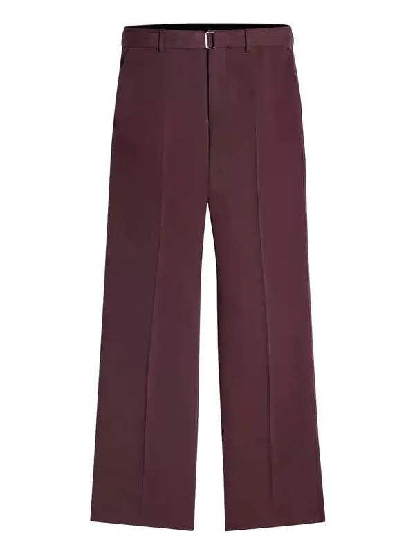 LANVIN Belted Tailored Trousers - Red